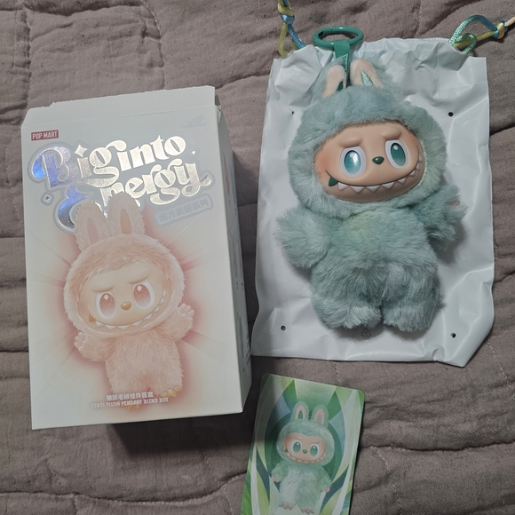 POP MART | Toys | Authentic Big Into Energy Labubu Serenity | Poshmark